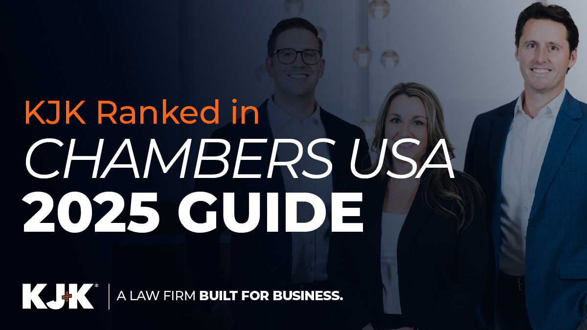 Chambers USA 2025 Recognized KJK Among Nation’s Leading Law Firms - KJK | Kohrman Jackson Krantz